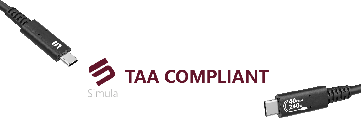 TAA Compliance Statement of USB4 Cable - Simula Technology Inc.